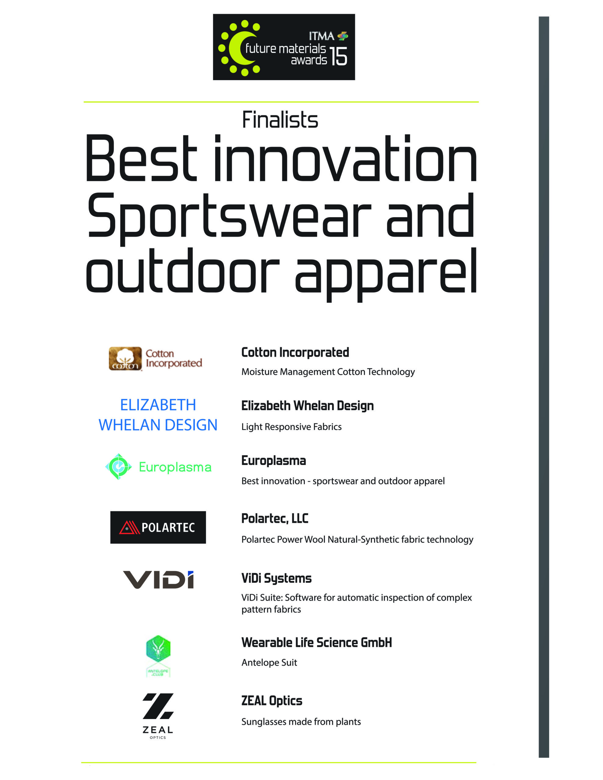 ITMA - Elizabeth Whelan Design